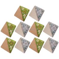 China Factory wholesale Personalized Hand Embroidered Corner Bookmark, Hand Stitched Corner Flowers Bookmark Cute Flower Book Mark for sale