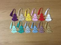 China Factory Wholesale Crocheted Cross Bookmarks, Cross Bookmarks In Thread Crochet,Religious gifts,Hand knitted cartoon bookmark for sale
