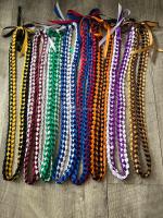 China Factory Custom Ribbon Pride Lei, Rainbow Flag, Hand Woven Wreath, Graduation Gifts, Celebration for sale