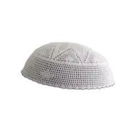 China Factory Custom Thin thread Knitted Kippah,100% Cotton DMC Hand Knitted Kippah Hat,DMC Kippah Yamaka Kippa Yarmulke Skull  01 for sale