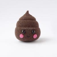 China Factory Custom Funny Crochet Positive Potato, Funny Knitted Potato Doll, Cute Wool Knitting Doll With Positive Card for sale