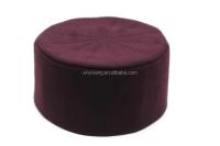 China Factory Custom Mens Islamic Prayer Cap/Travel Style Foldable Prayer Hat/Muslim Men Kufi Mosque Head Wear/Kofi for sale