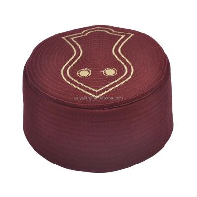 China Factory Custom Skull Cap,Takke/Namaz Hat/Muslim Men Mosque Kufi Head Wear/Islamic Prayer Skullcap/Topi African hat for sale