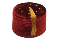 China Factory Custom Egyptian Turkish Red Fez Tarboush Hat Black Tassel, Doctor Who Fez Hat Costume Accessories for sale