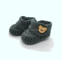 China Factory Custom Hand Knitted Newborn Booties/Baby Shower Gifts/Crochet Infant Shoes for sale