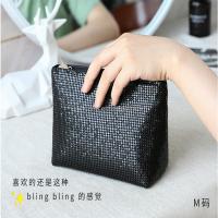 China Factory custom Metal Aluminum Mesh Clutch Cosmetic Bag, Aluminum Metal Mesh Evening Bag Purse Clutch Handbag for sale