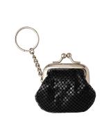 China Factory Custom Metal Mesh Coin Purse Kiss Lock Clasp Buckle Coin Purse, Small Buckle Coin Purse Aluminum Metal Mesh Pouch for sale