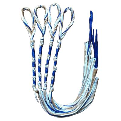 China Factory Custom Judaism Tzitzits Set, Israel Tzitzit Tassel Tzitzyiot Israeli Jewish Clothing Accessory Macrame Tassel Tzitziot for sale