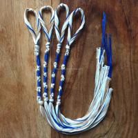China Factory Custom Judaism Tzitzits Bracelet, Israel Tzitzit Tassel Tzitzyiot Israeli Jewish Clothing Accessory Macrame Tzitziot for sale
