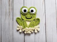 China Factory Wholesale handmade crochet animals applique/embellishment, knitted sew on patches, animal appliques for sale