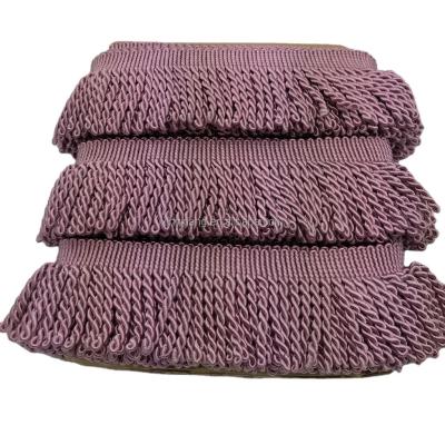 China Factory Wholesale Hebrew Israelite Fringes,Bullion Fringe Tassels,Curtain Fringes Bullion Fringe Trim with Ribbon,Fabric Trims for sale