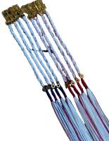 China Factory Custom Twisted Tassels,Cotton Hebrew fringe Messianic,100% Cotton Handmade Jewish Tzitziyot Tzitzis Tassel for sale