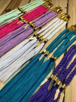 China Factory Custom Twisted Tassels,Cotton Hebrew fringe Messianic,100% Cotton Handmade Jewish Tzitziyot Tzitzis Tassel for sale