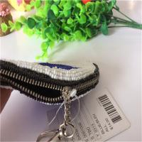 China Factory direct sales of new fashion bead embroidered wallet card bag passport cover beaded purse   handbag  card bag06 for sale