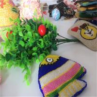 China Factory direct sales of new fashion bead embroidered wallet card bag passport cover beaded purse   handbag  card bag08 for sale