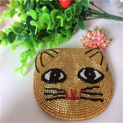 China Factory direct sales of new fashion bead embroidered wallet card bag passport cover beaded purse   handbag  card bag10 for sale