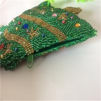 China Factory direct sales of new fashion bead embroidered wallet card bag passport cover beaded purse   handbag  card bag11 for sale