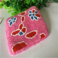 China Factory direct sales of new fashion bead embroidered wallet card bag passport cover beaded purse   handbag  card bag11 for sale