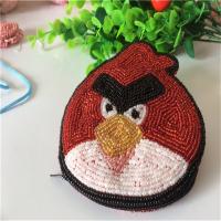 China Factory direct sales of new fashion bead embroidered wallet card bag passport cover beaded purse   handbag  card bag14 for sale