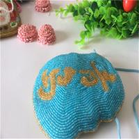 China Factory direct sales of new fashion bead embroidered wallet card bag passport cover beaded purse   handbag  card bag14 for sale