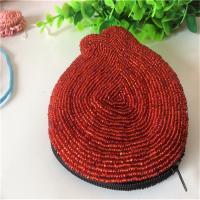 China Factory direct sales of new fashion bead embroidered wallet card bag passport cover beaded purse   handbag  card bag14 for sale