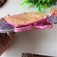 China Factory direct sales of new fashion bead embroidered wallet card bag passport cover beaded purse   handbag  card bag19 for sale