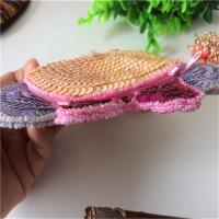 China Factory direct sales of new fashion bead embroidered wallet card bag passport cover beaded purse   handbag  card bag19 for sale