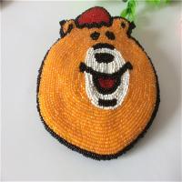 China Factory direct sales of new fashion bead embroidered wallet card bag passport cover beaded purse   handbag  card bag21 for sale