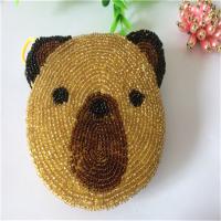 China Factory direct sales of new fashion bead embroidered wallet card bag passport cover beaded purse   handbag  card bag21 for sale