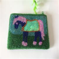 China Factory direct sales of new fashion bead embroidered wallet card bag passport cover beaded purse   handbag  card bag22 for sale