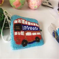 China Factory direct sales of new fashion bead embroidered wallet card bag passport cover beaded purse   handbag  card bag22 for sale