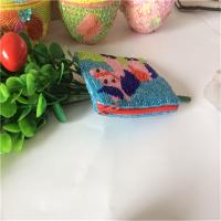 China Factory direct sales of new fashion bead embroidered wallet card bag passport cover beaded purse   handbag  card bag23 for sale