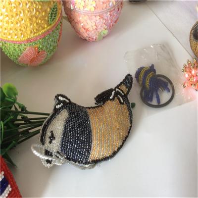 China Factory direct sales of new fashion bead embroidered wallet card bag passport cover beaded purse   handbag  card bag24 for sale