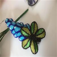 China Factory direct sales of new fashion bead embroidered wallet card bag passport cover beaded purse   handbag  card bag24 for sale