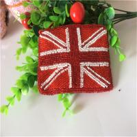 China Factory direct sales of new fashion bead embroidered wallet card bag passport cover beaded purse   handbag  card bag25 for sale