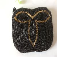 China Factory direct sales of new fashion bead embroidered wallet card bag passport cover beaded purse   handbag  card bag27 for sale
