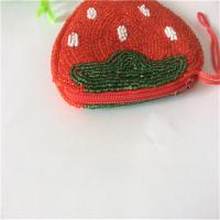 China Factory direct sales of new fashion bead embroidered wallet card bag passport cover beaded purse   handbag  card bag27 for sale