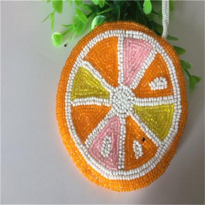 China Factory direct sales of new fashion bead embroidered wallet card bag passport cover beaded purse   handbag  card bag29 for sale