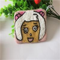 China Factory direct sales of new fashion bead embroidered wallet card bag passport cover beaded purse   handbag  card bag29 for sale