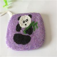 China Factory direct sales of new fashion bead embroidered wallet card bag passport cover beaded purse   handbag  card bag30 for sale