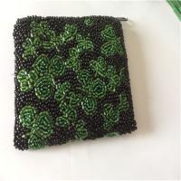 China Factory direct sales of new fashion bead embroidered wallet card bag passport cover beaded purse   handbag  card bag31 for sale