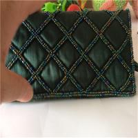China Factory direct sales of new fashion bead embroidered wallet card bag passport cover beaded purse   handbag  card bag31 for sale