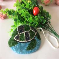 China Factory direct sales of new fashion bead embroidered wallet card bag passport cover beaded purse   handbag  card bag33 for sale