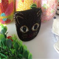 China Factory direct sales of new fashion bead embroidered wallet card bag passport cover beaded purse   handbag  card bag35 for sale