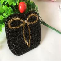 China Factory direct sales of new fashion bead embroidered wallet card bag passport cover beaded purse   handbag  card bag35 for sale