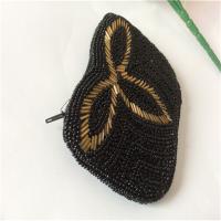 China Factory direct sales of new fashion bead embroidered wallet card bag passport cover beaded purse   handbag  card bag35 for sale