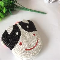 China Factory direct sales of new fashion bead embroidered wallet card bag passport cover beaded purse   handbag  card bag36 for sale
