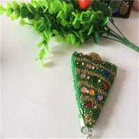 China Factory direct sales of new fashion bead embroidered wallet card bag passport cover beaded purse   handbag  card bag38 for sale