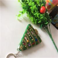 China Factory direct sales of new fashion bead embroidered wallet card bag passport cover beaded purse   handbag  card bag38 for sale