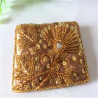 China Factory direct sales of new fashion bead embroidered wallet card bag passport cover beaded purse   handbag  card bag38 for sale